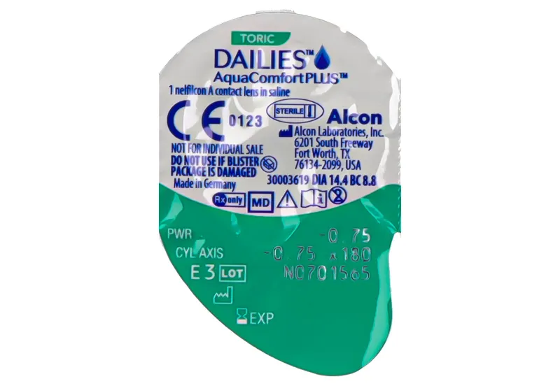 Dailies AquaComfort Plus Toric (30 uds.) | Lentillas Si