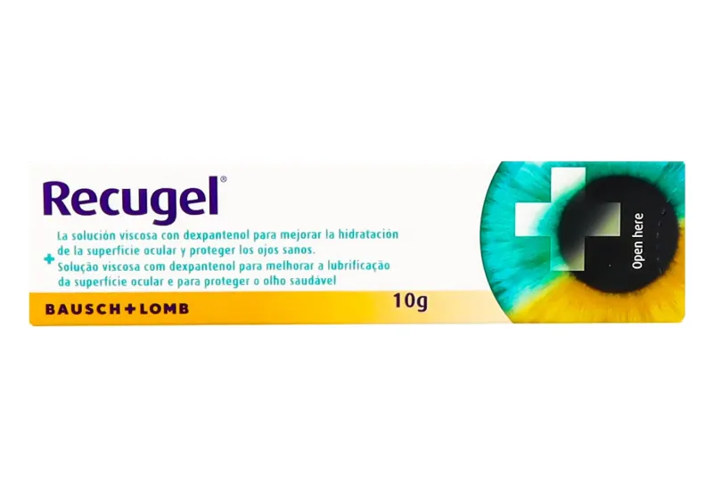 Recugel Gel (10g) Mejora la hidratación de la superficie ocular ...
