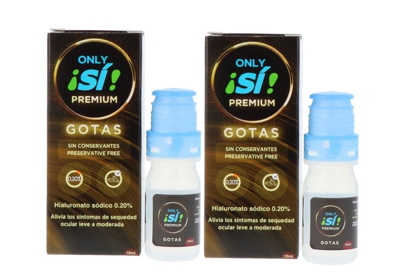 Only Sí PREMIUM Gotas 0.20% HA Pack (2x10 ml) | Lentillas Si