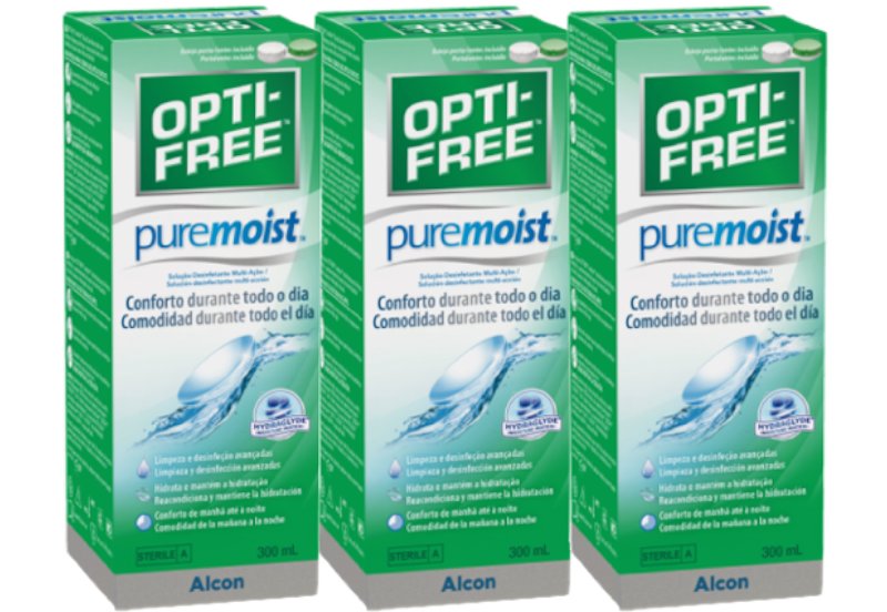 Líquido de lentillas Opti-Free PureMoist 300 ml | Lentillas Sí