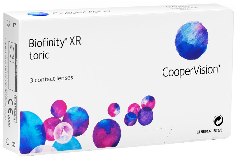 Biofinity Xr Toric Pack De 3 Unidades Lentillas Sí